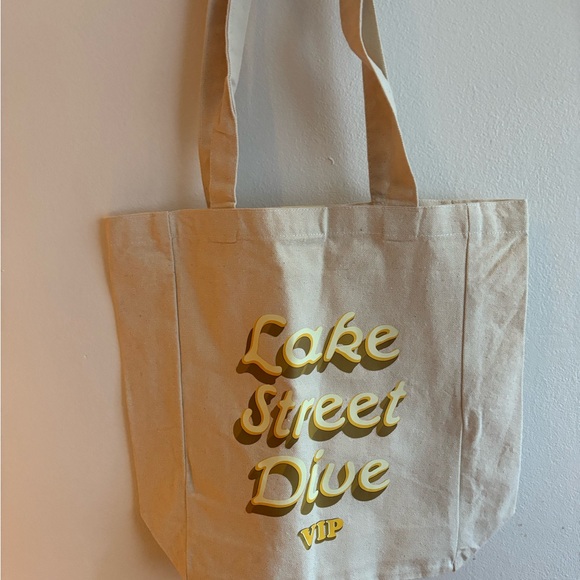 Bags | Lake Street Dive Vip Tan Tote Bag | Poshmark